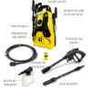 Hidrolavadora k portatil 1500 PSI alta presion 1200W Karcher - Karcher